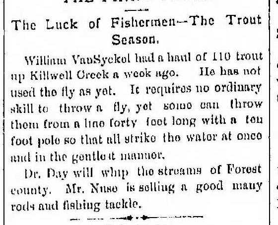 Pennsylvania Trout Fishing, 1866-2018 – NWPA Stories